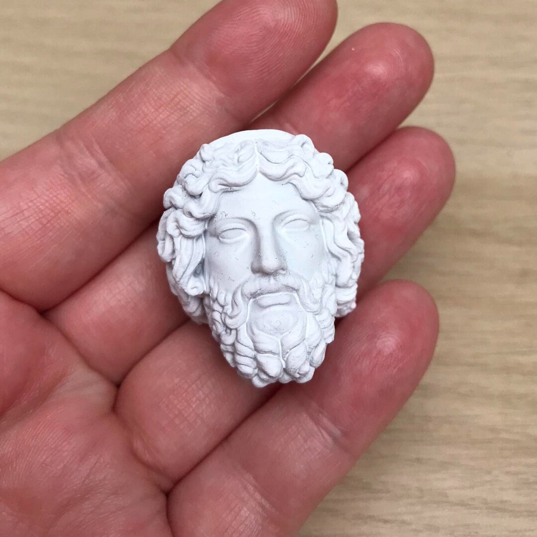 MAGNET of Zeus' Head - Fridge Magnets With Ancient Design for Your Home ...