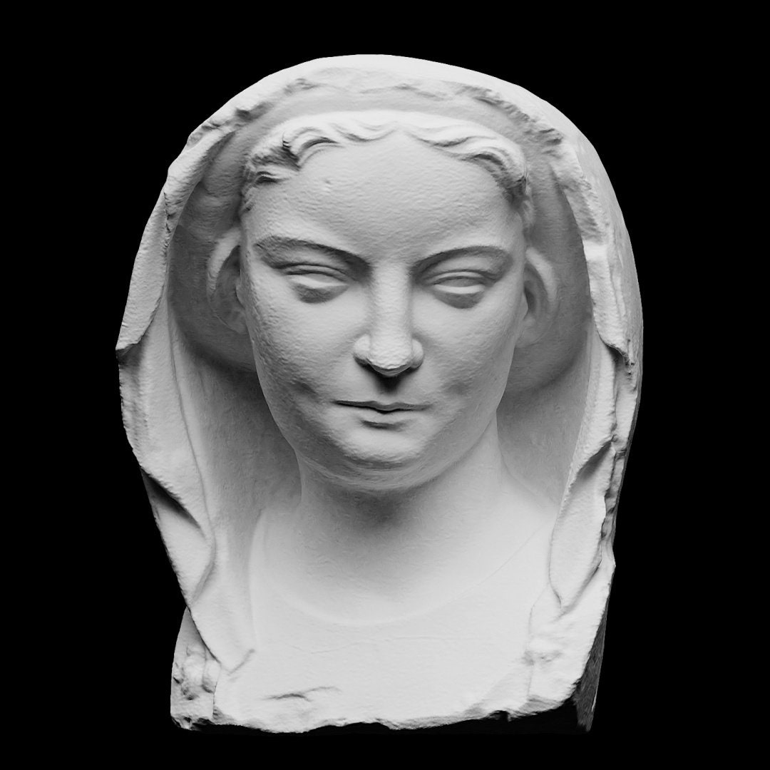 HANDPAINTED Head of a Wise Virgin - RESIN REPLICA - Etsy