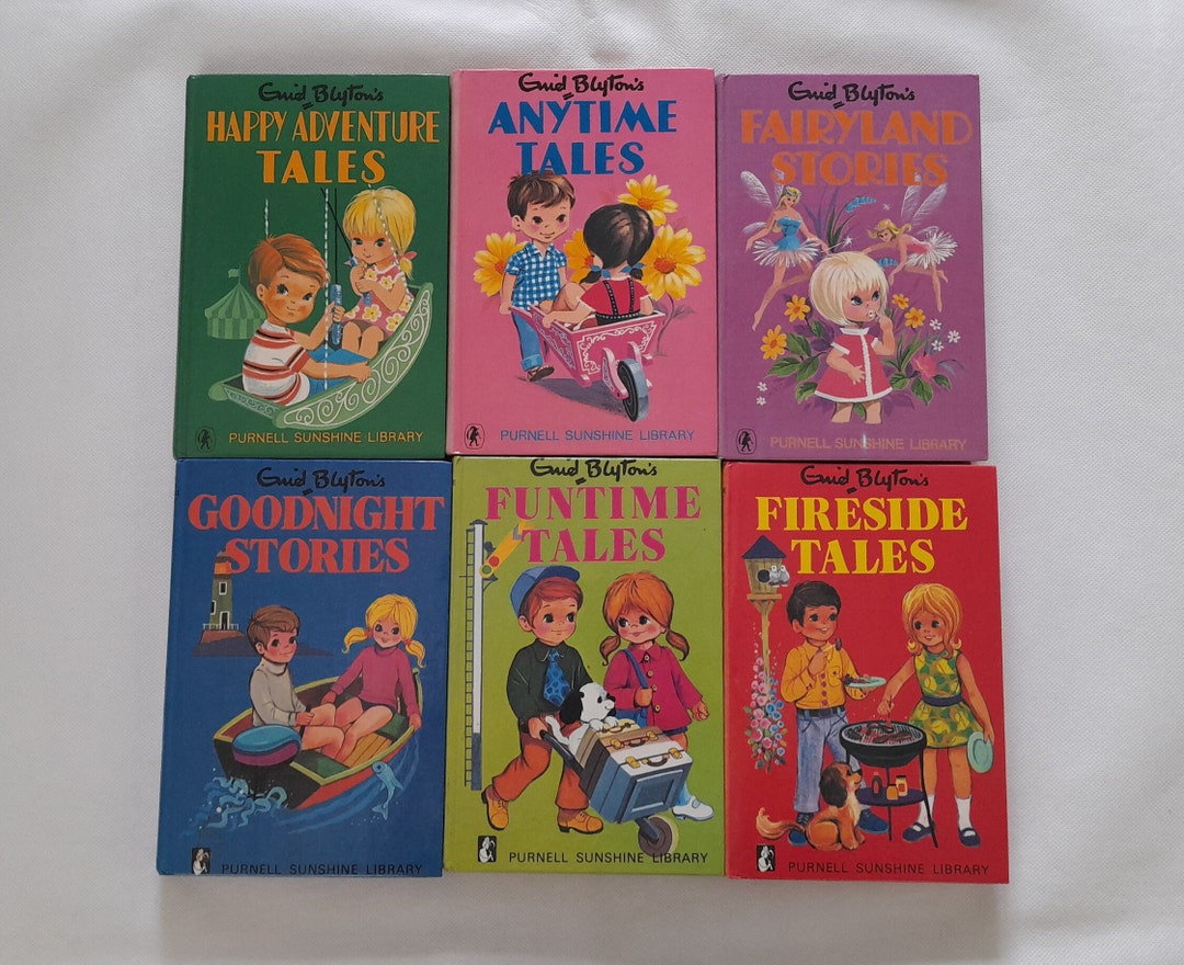 ENID BLYTON Vintage Childrens Purnell Sunshine Library Bedtime Stories ...