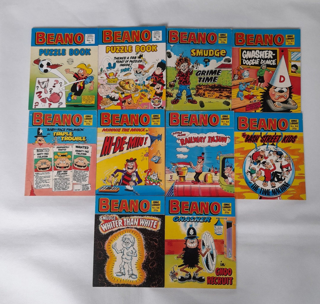 The Beano Comic Library Vintage Comic Bundle X 10 1984-1987 - Etsy