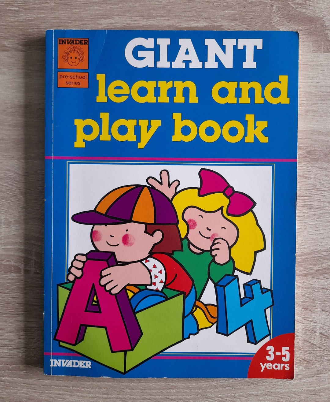 Giant Learn and Play Book Vintage Childrens Pre-school - Etsy