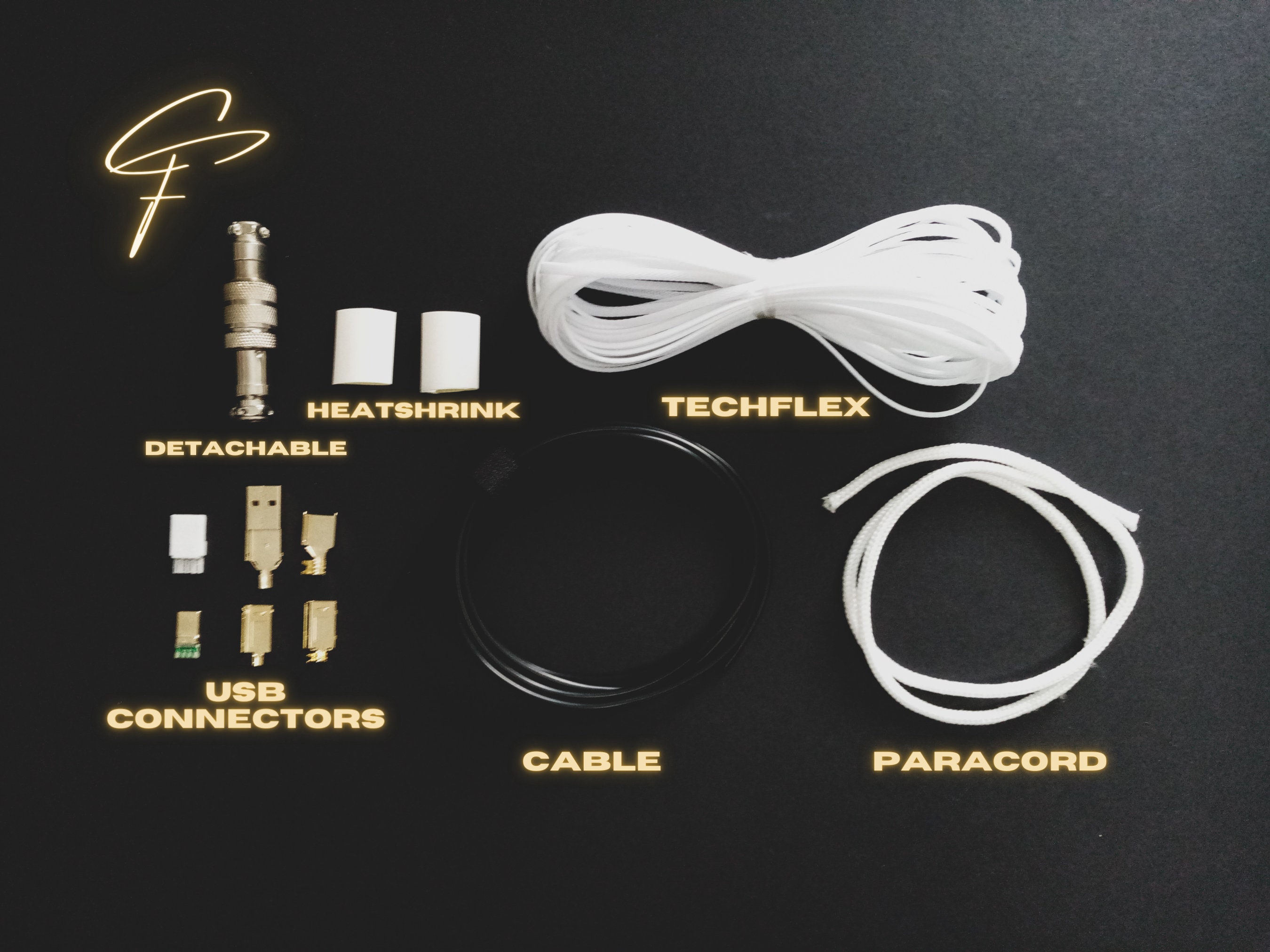 DIY Custom Coiled Cable Kit for Keyboard - Etsy