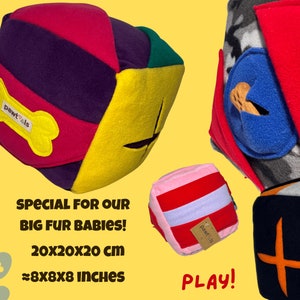 Dog Snuffle Cube JUMBO for Large Breeds, Sniffing Toy - Etsy