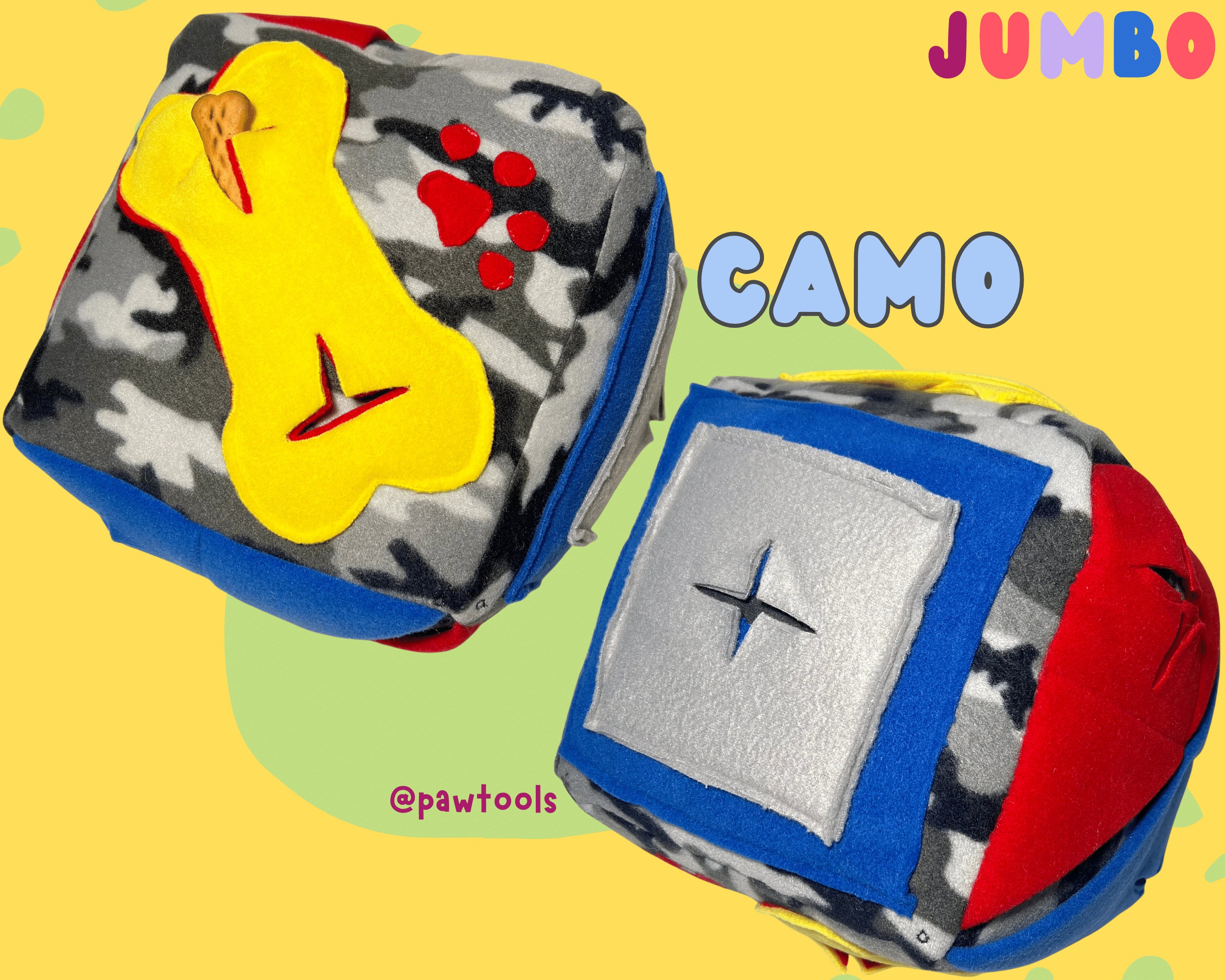 Dog Snuffle Cube JUMBO for Large Breeds Sniffing Toy - Etsy