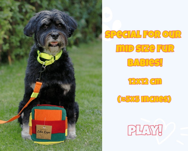 Snuffle Cube Interactive Dog Sniffing Toy for Medium Breeds - Etsy