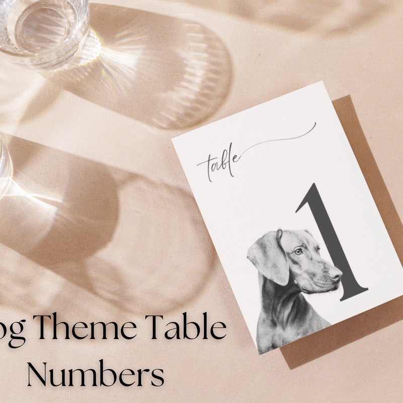 Party Table Numbers - Etsy