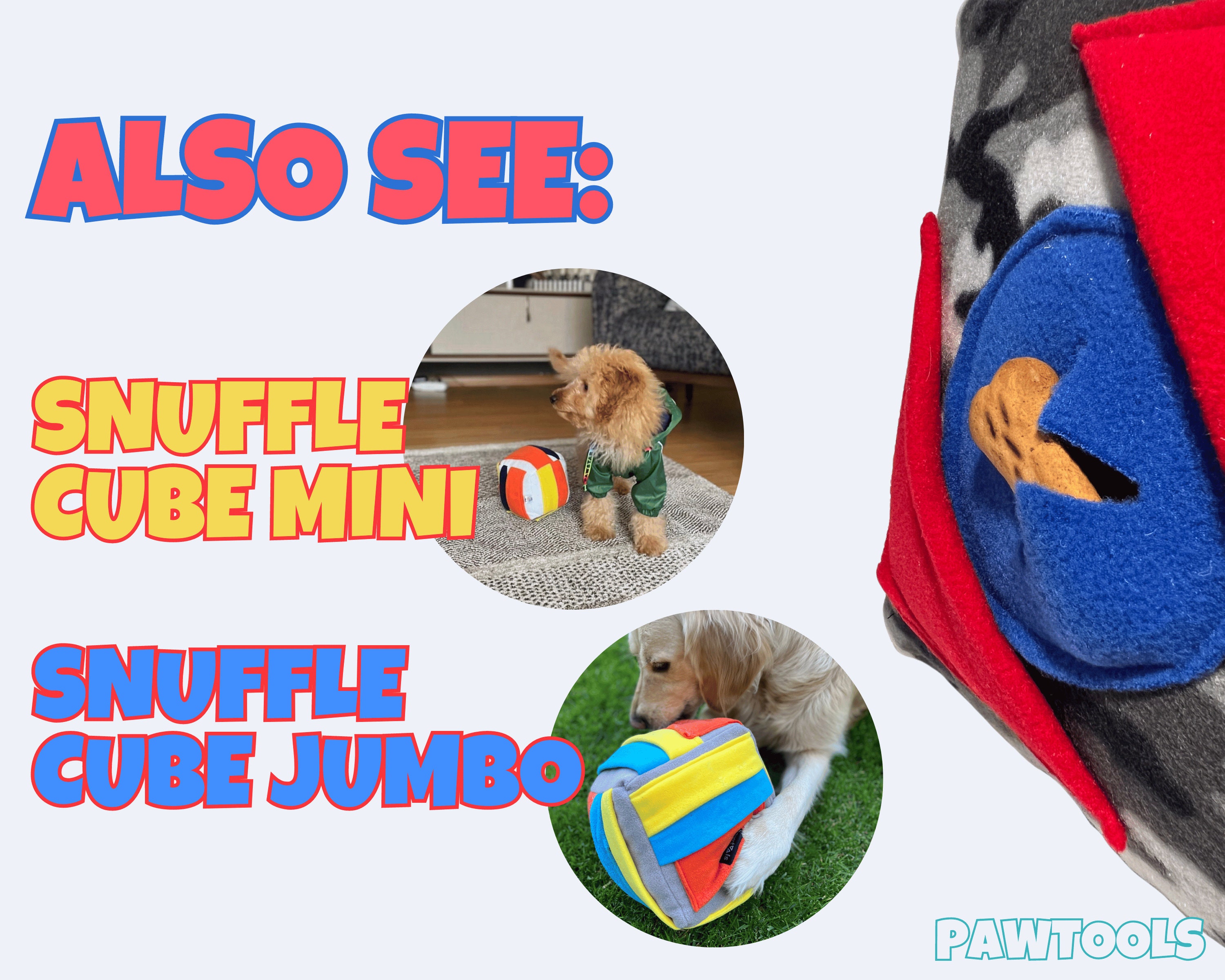 Snuffle Cube Interactive Dog Sniffing Toy for Medium Breeds - Etsy