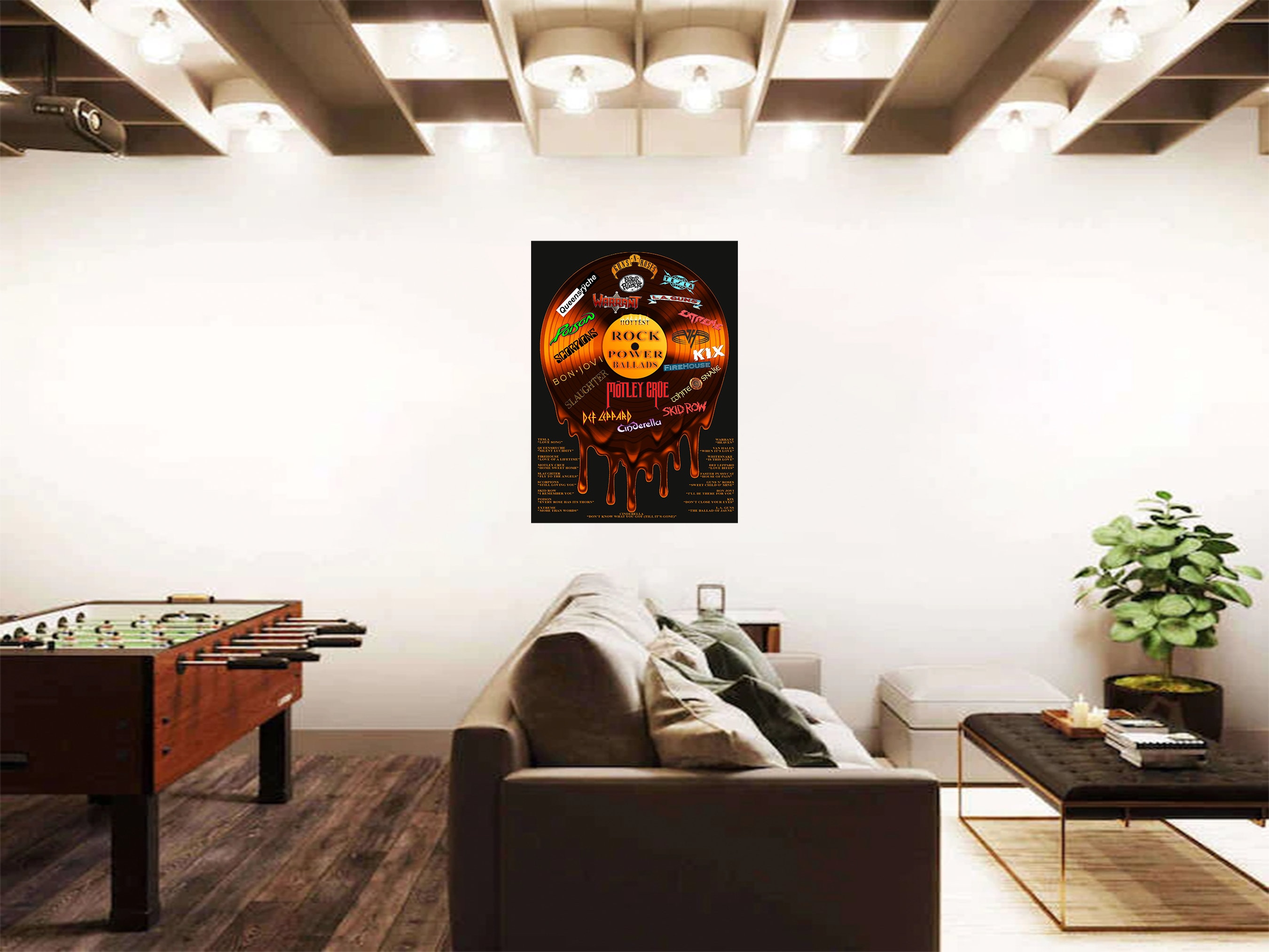 80s Music Poster*Rock Band Poster