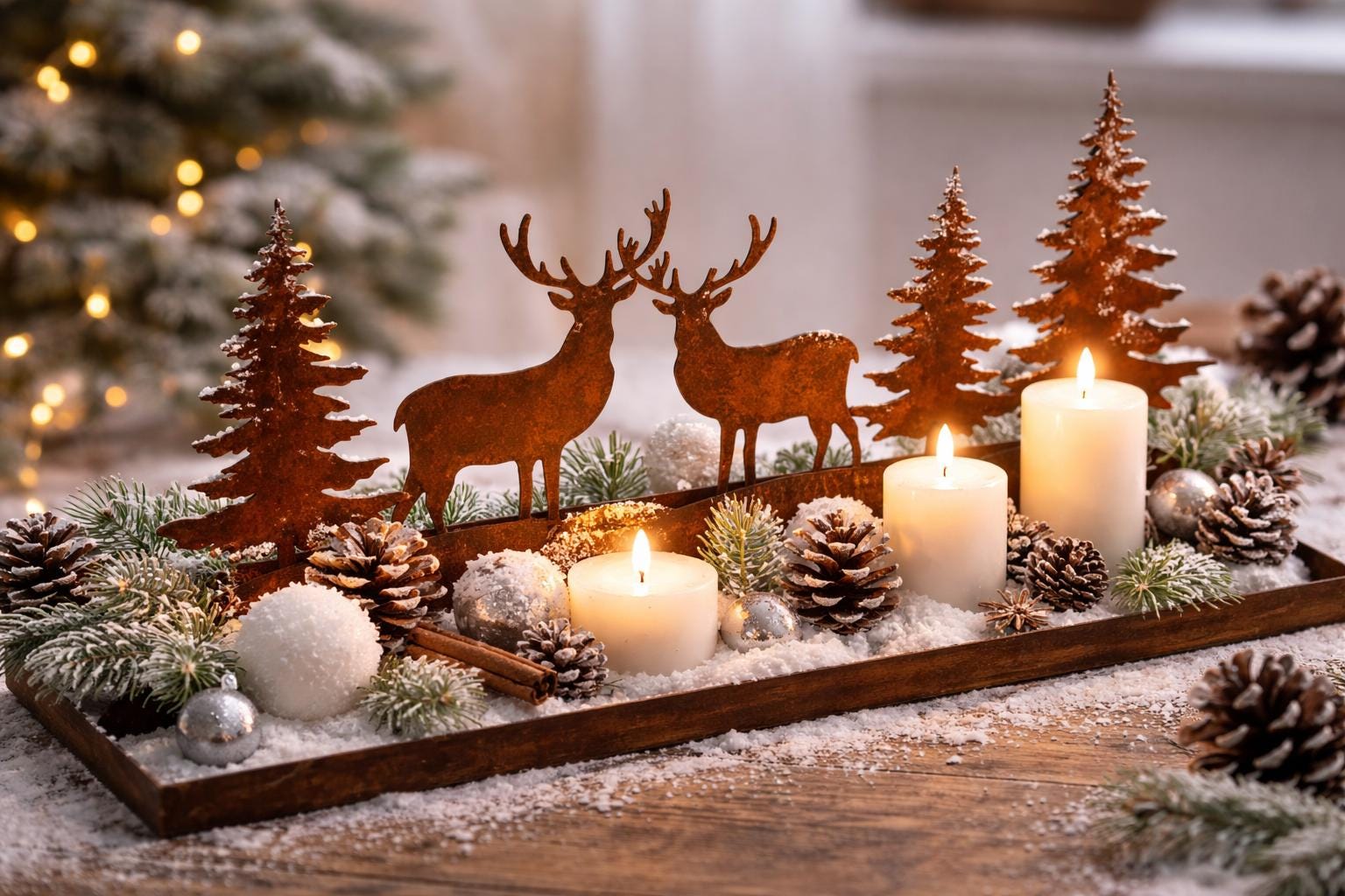 Winterlandschaft Deko