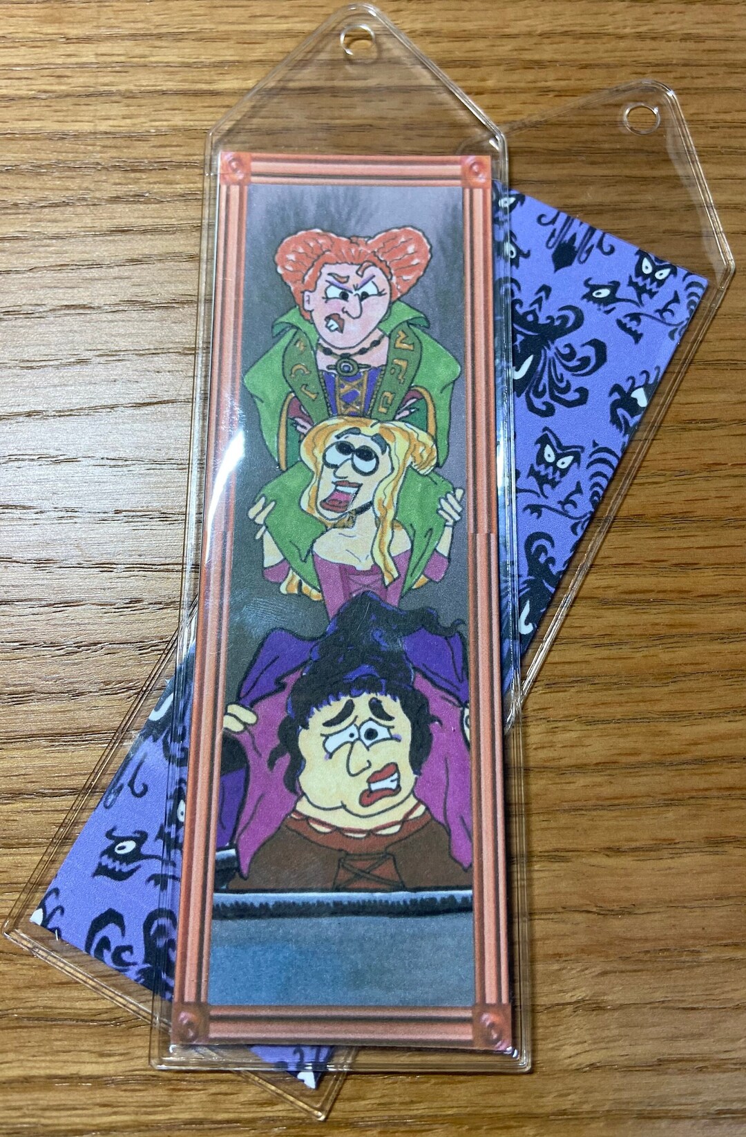 Hocus Pocus Haunted Mansion Stretching Potrait Bookmark - Etsy