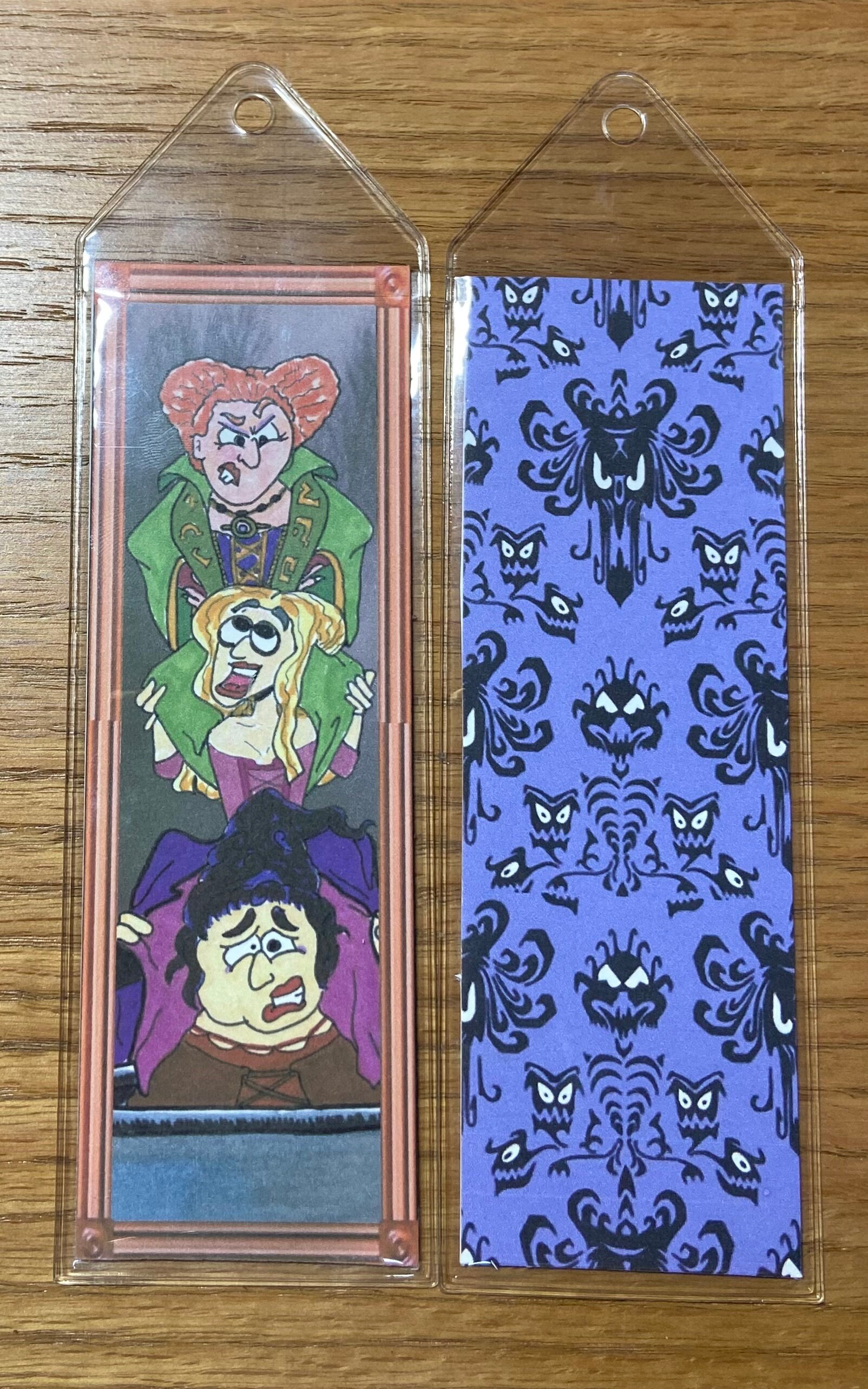 Hocus Pocus Haunted Mansion Stretching Potrait Bookmark - Etsy