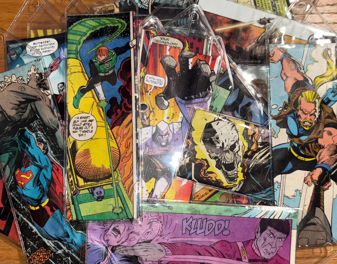 UPDATED! All-new!! Comic Book Pages Bookmarks - Etsy