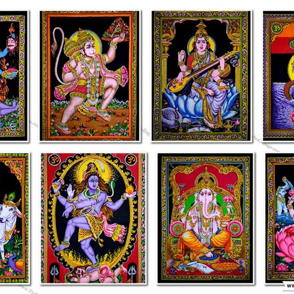 Hindu God Fabric - Etsy