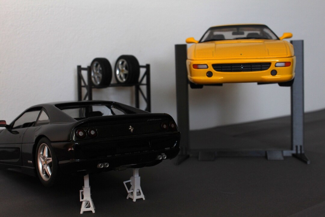 Car Garage Diorama Set for 1/18 1/24 Scale Diecast Car - Etsy