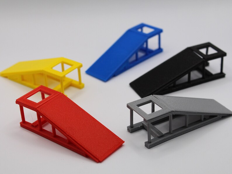 1/18 Scale Car Ramp for Garage, Repair Shop, Workshop, Showroom Diorama ...