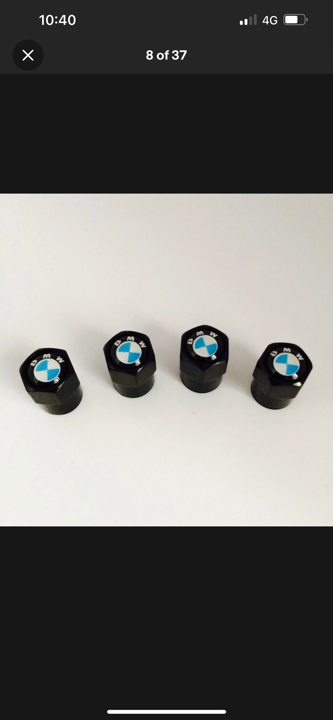 Shiny Black BMW Blue Logo Dust Valve Caps set of 4 - Etsy UK