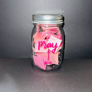 Personalized Prayer Jar With Scriptures, Christian Gift, Faith Gift ...