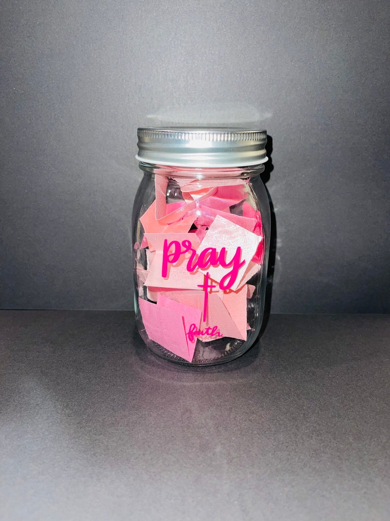Personalized Prayer Jar With Scriptures, Christian Gift, Faith Gift ...