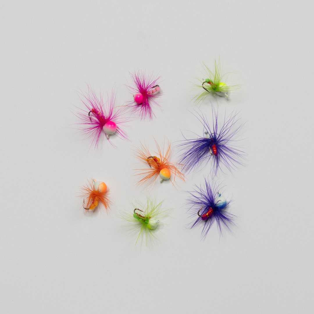 8 Pack of Tungsten Fly Jigs 4mm and 5mm - Etsy