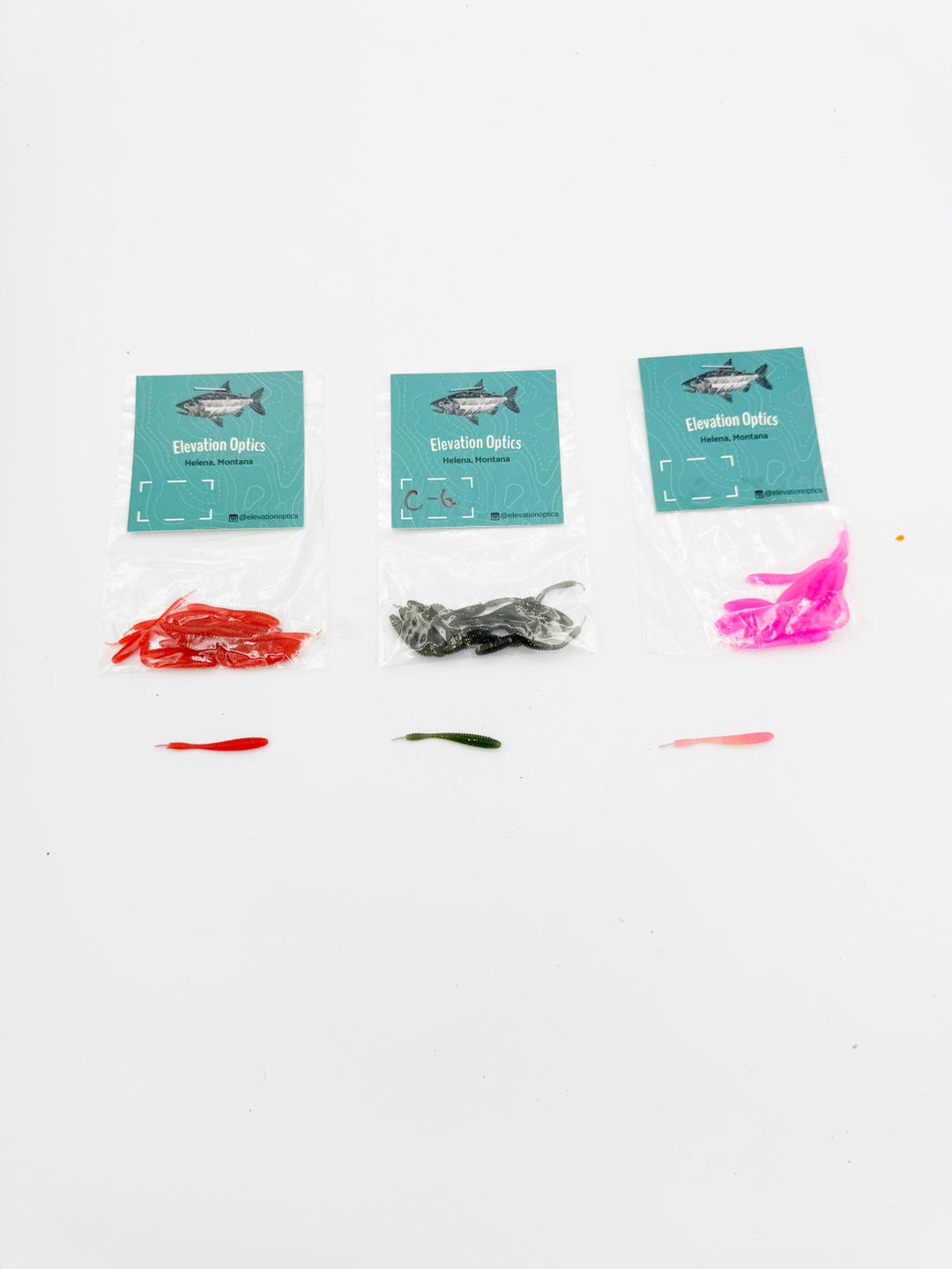 1" Micro Worm- Micro Plastic Ice Fishing Baits- Crappie-trout-panfish ...