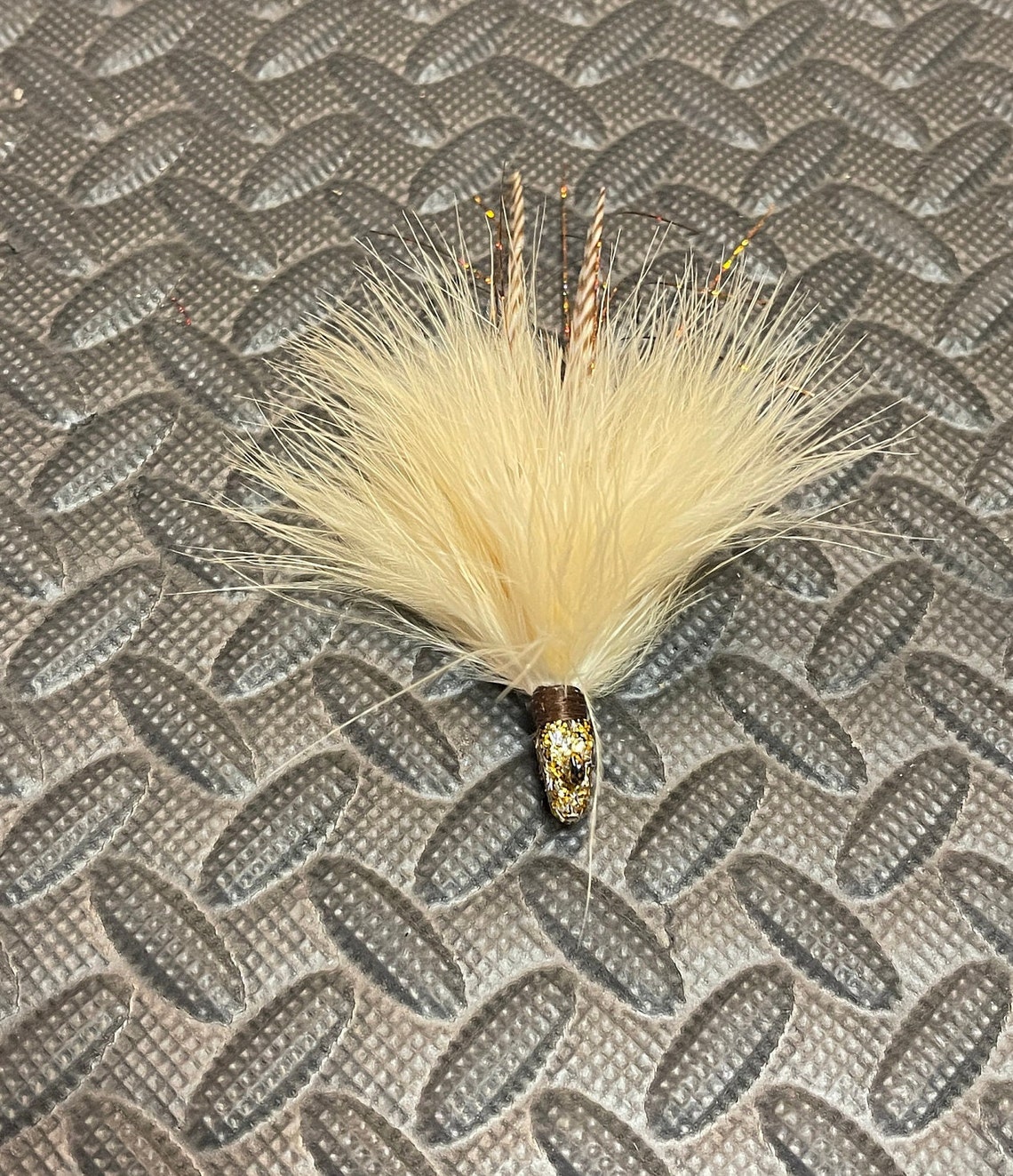 3 Pack of Custom Marabou Swim Jigs 1/4 Ounce-blonde Bomber - Etsy