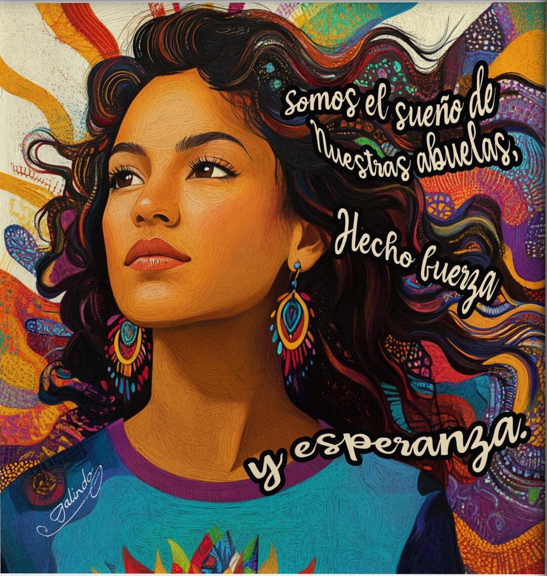 Somos El Sueño Latinx Spanish Art Print - 18x18 Giclée Print - Etsy