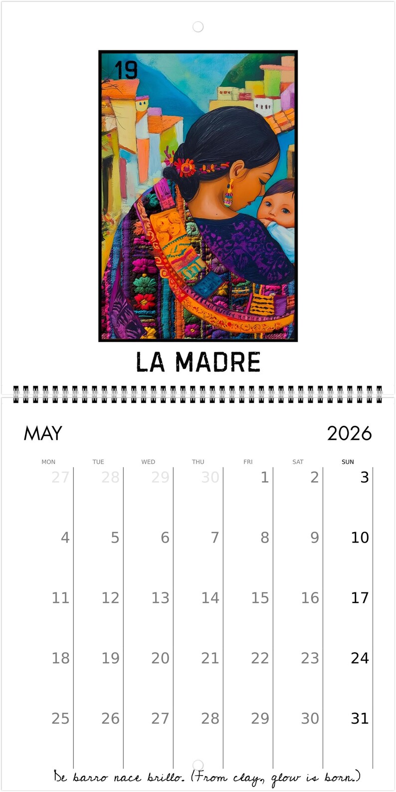 Spanish Wall Calendar 2026: Latin American Art - Etsy