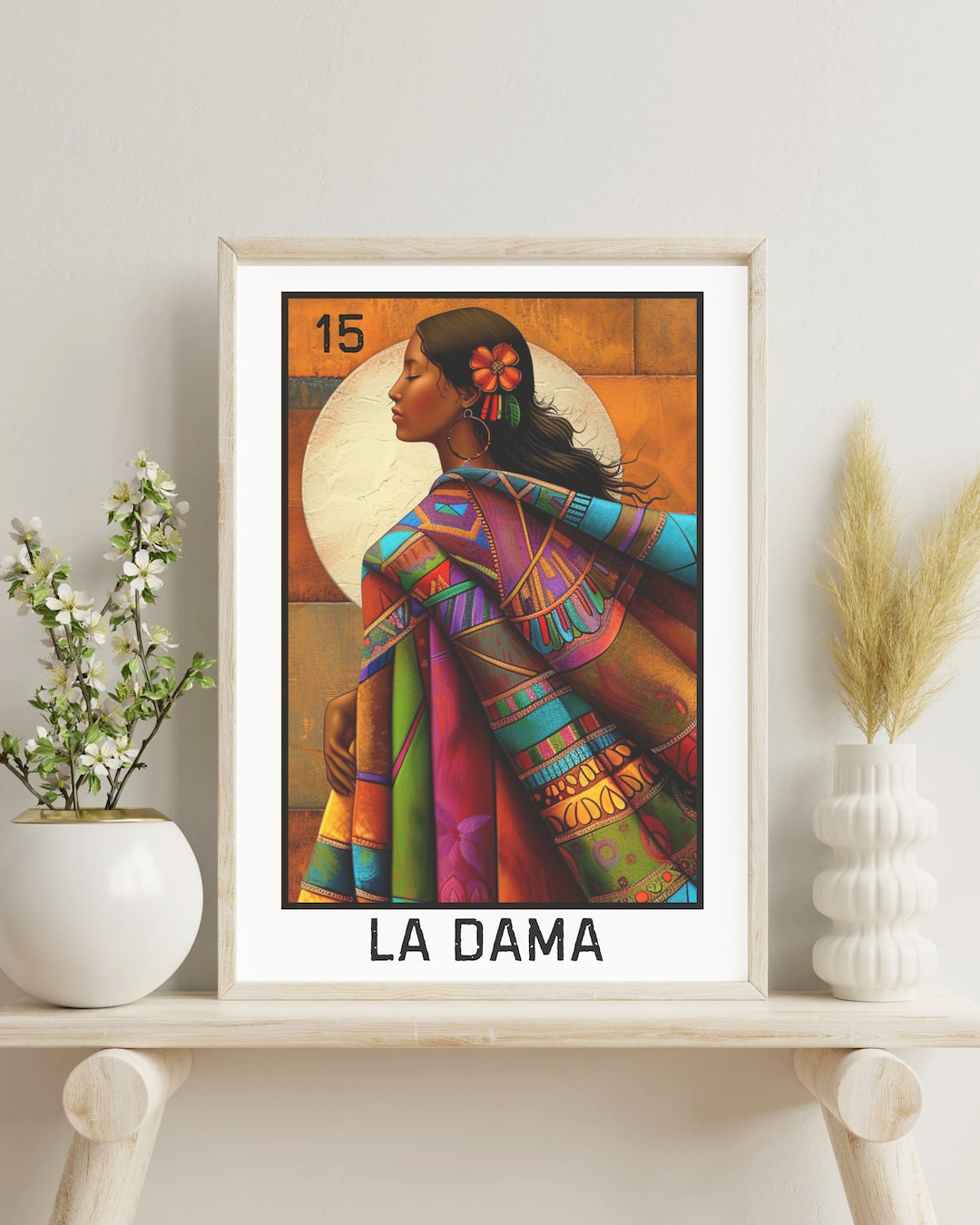 Custom Loteria Wall Art mexican Bingo With Original Latin American Art ...