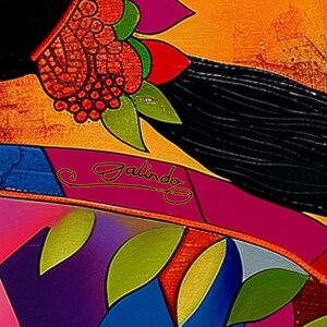 Return to Aztlan Woman Sunset Wall Art Home Decor Latin American Home ...