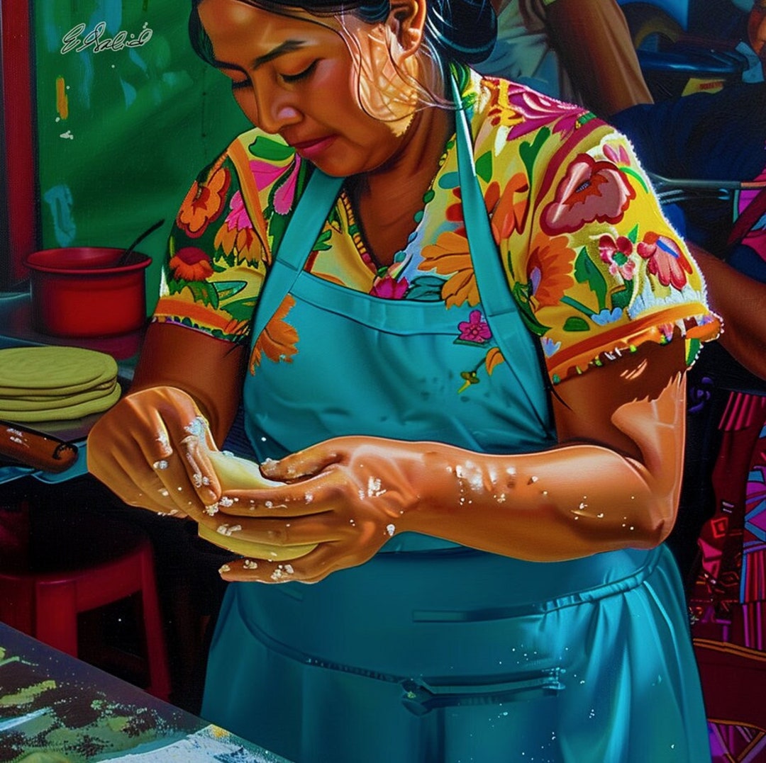 Pupusa Preparation - Pupuseria Echando Pupusas Salvadoran Kitchen ...