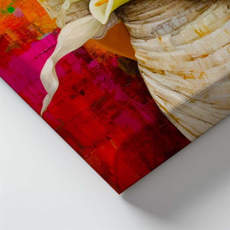Calla Lily Wall Art: Diego Rivera Style, El Salvador Artist Print - Etsy