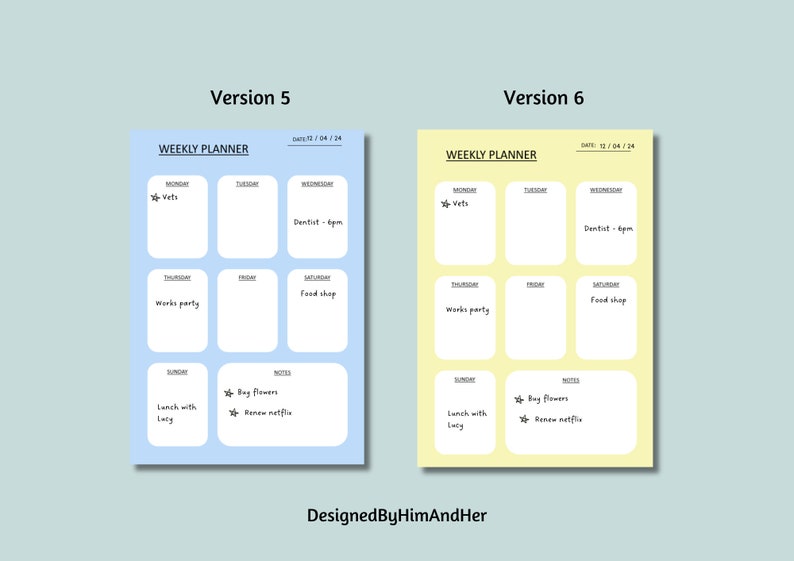 Printable Weekly Planner. Printable PDF. Time Management. Goal Setting ...