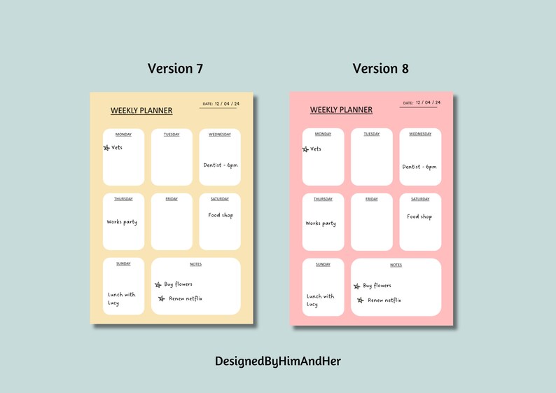 Printable Weekly Planner. Printable PDF. Time Management. Goal Setting ...