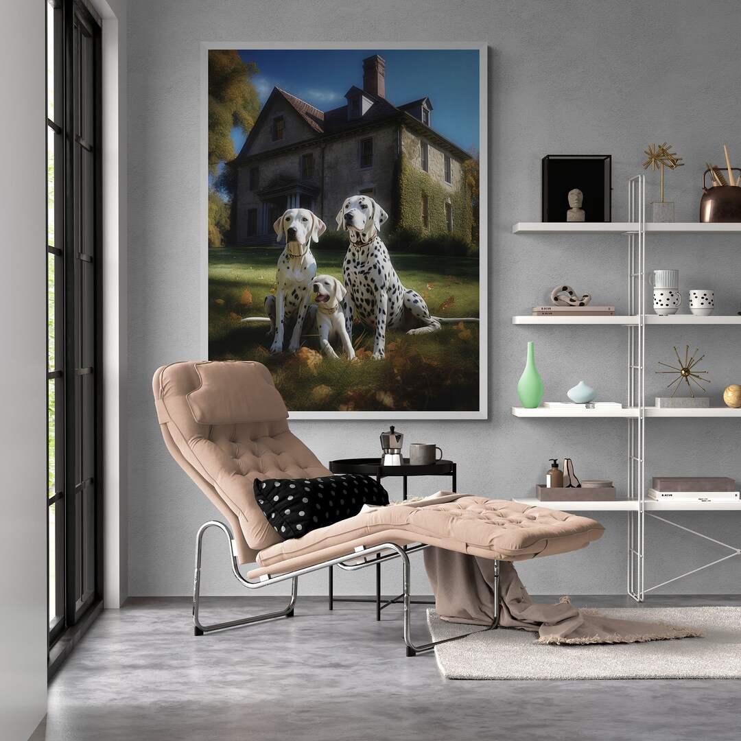 Dalmatians Art, Wall Decor, Digital Prints, Pets Wall Art, Art Nursery ...