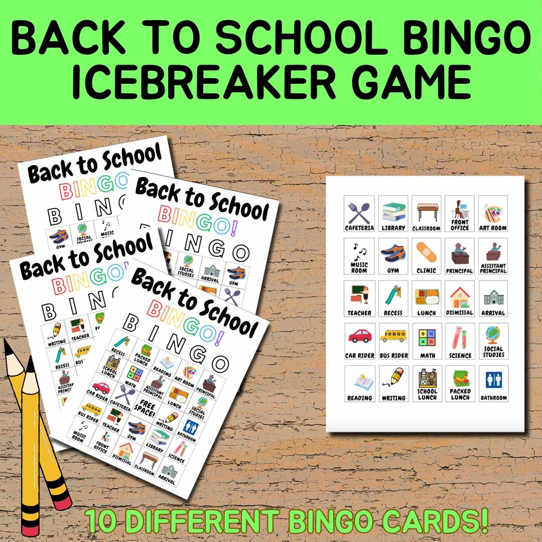 Back to School Bingo | Printable Icebreaker Game for the First Week of ...