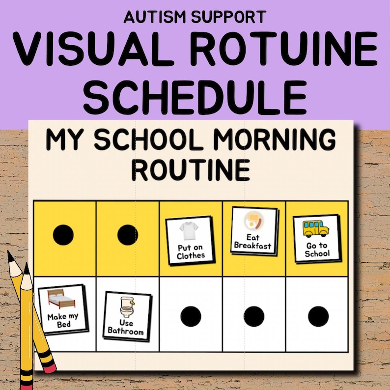 Autism Special Education Routine Visual Supports | PECS Cards & Daily ...
