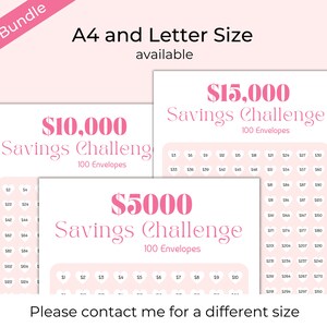 100 Envelope Challenge Printable, Money Savings Challenge, Saving ...