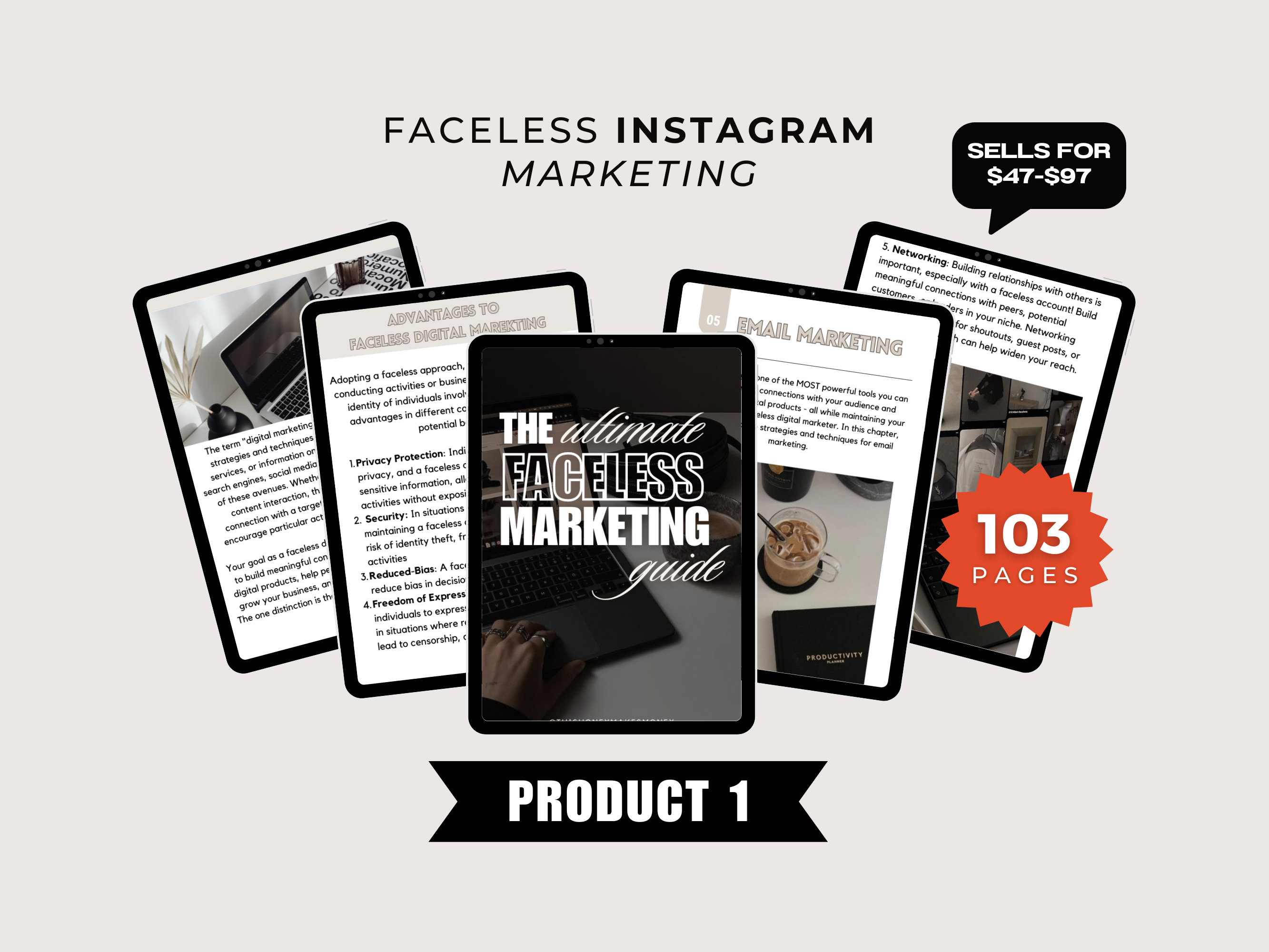 Faceless Digital Marketing Guide Bundle 8 DFY Guides With Master Resell Rights MRR & Private ...