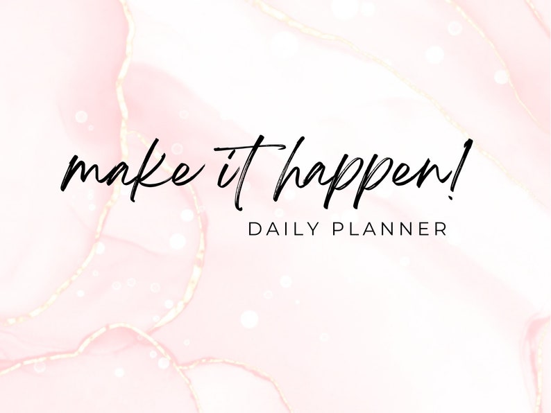 Daily Planner, Daily to Do List, Time Blocking Template, Hourly Planner ...