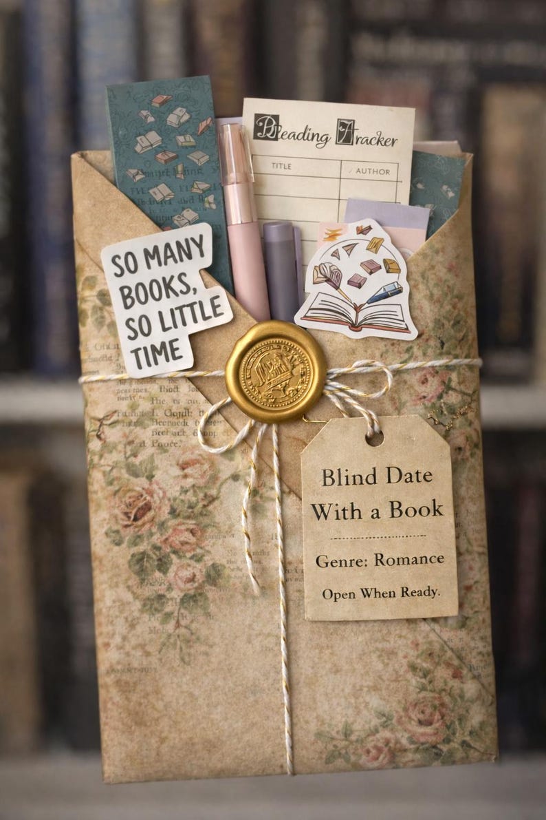 Blind Date With a Book — Curated Reading Kit (trade Paperback) - Etsy
