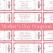 Mothers Day Coupons | Mothers Day Coupon Book | Mothers Day Coupons ...