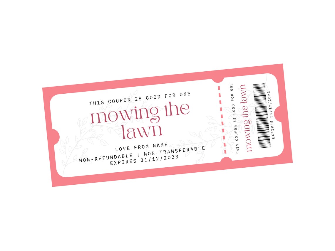 Mothers Day Coupons | Mothers Day Coupon Book | Mothers Day Coupons ...