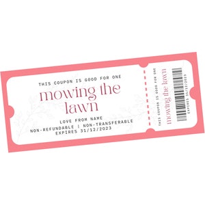 Mothers Day Coupons | Mothers Day Coupon Book | Mothers Day Coupons ...