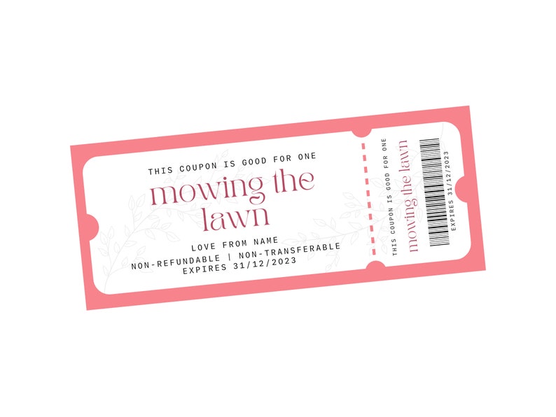 Mothers Day Coupons | Mothers Day Coupon Book | Mothers Day Coupons ...