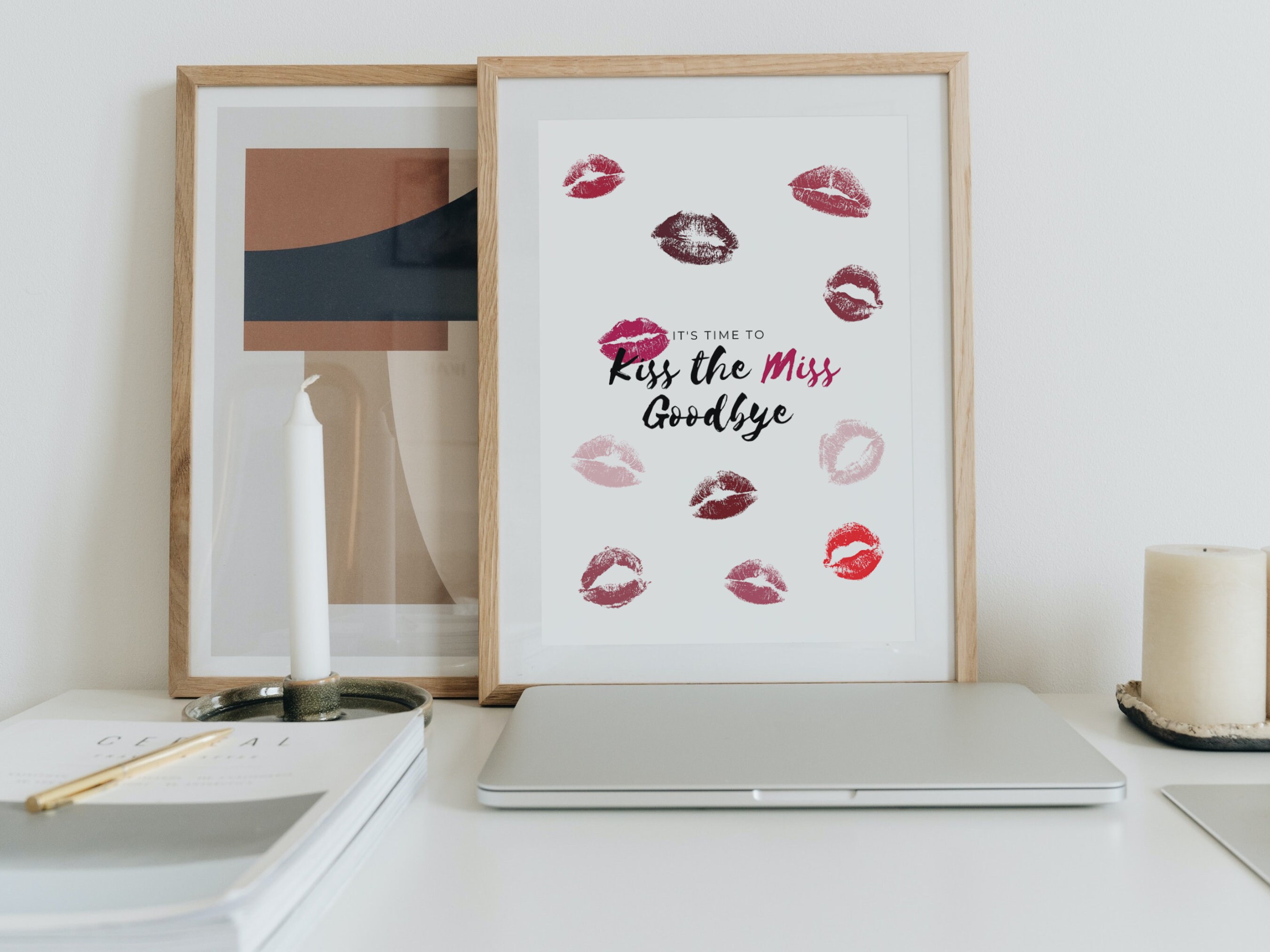 Kiss the Miss Goodbye, Hen Do Keepsake, Hens Night Supplies, Hens Night ...