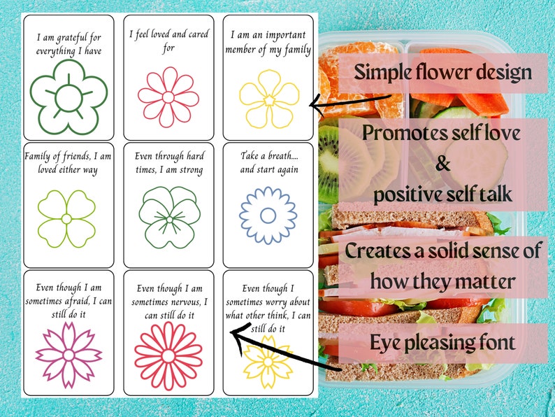 Growth Mindset Printable, Daily Self Discovery Cards, Motivational Deck ...