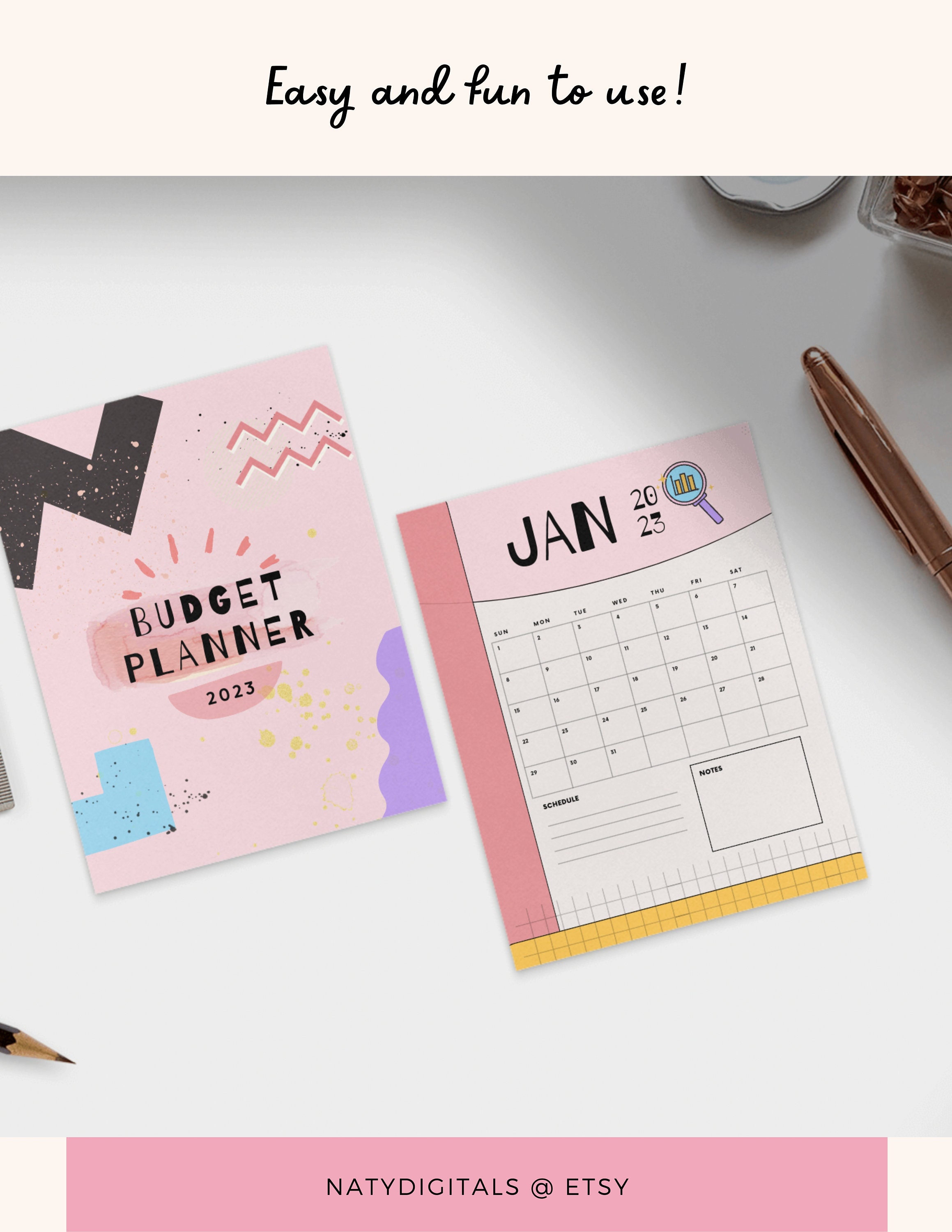 2023 Budget Planner Digital, Paycheck Breakdown, Monthly Budget ...