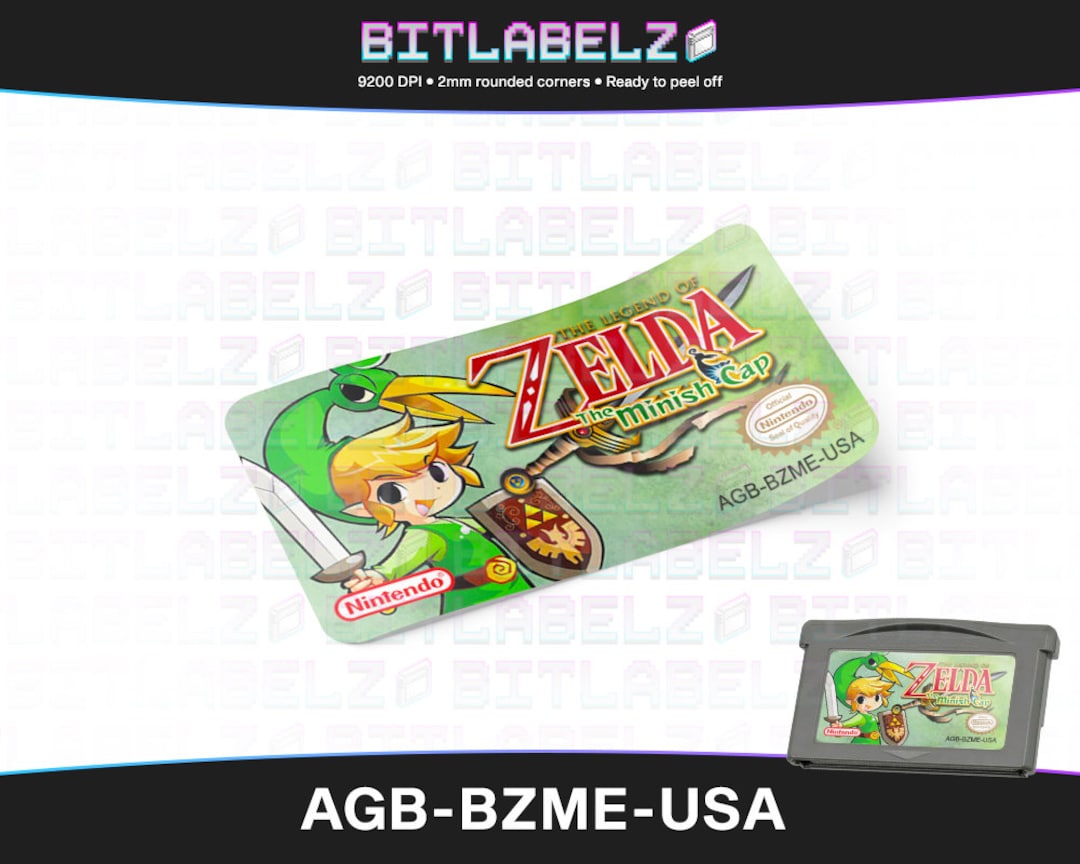 The Legend of Zelda: the Minish Cap » Custom Replacement Label » AGB ...
