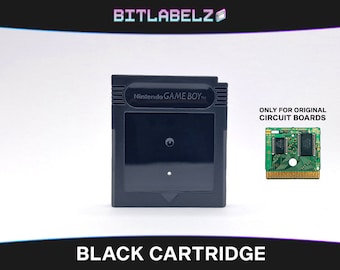 Black Bootleg Game Boy Replacement Cartridge Shell Replacement Shells ...