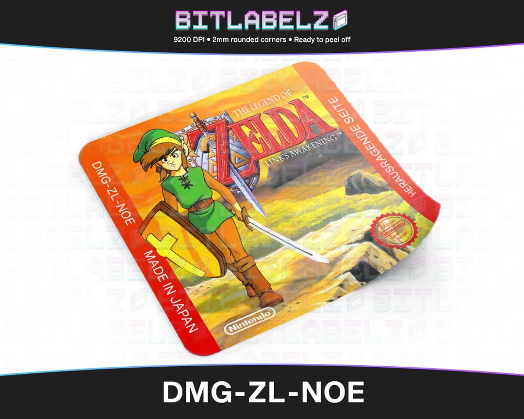 Legend of Zelda the - Link's Awakening » Custom Replacement Label » DMG ...